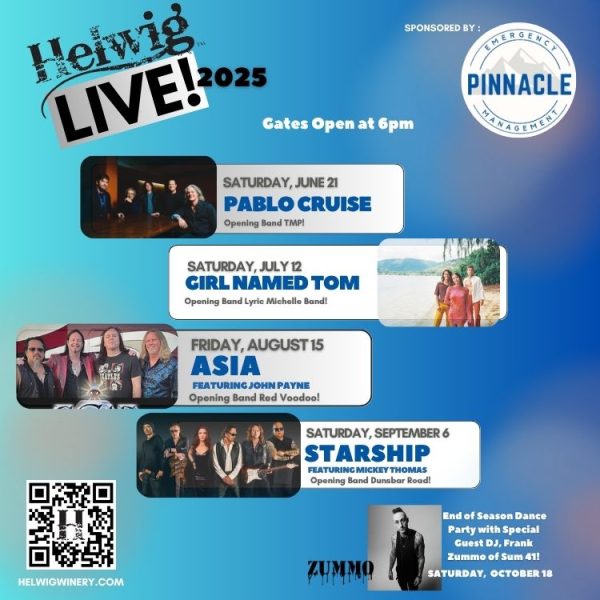 Helwig LIVE! Concert Series - Amador Wine Country